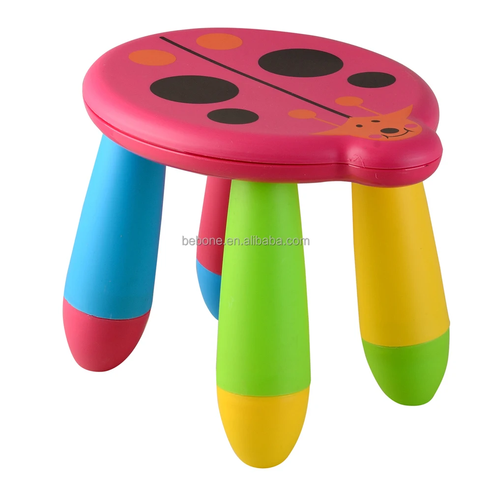 Collapsible Kids Cartoon Stool Chair for Preschool & Playroom