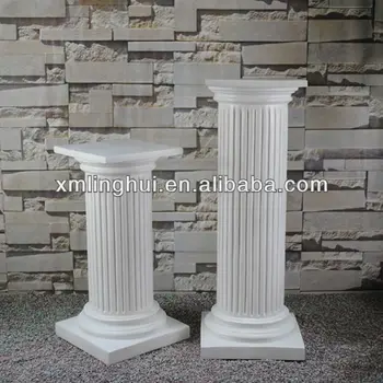 White Round Resin White Roman Column - Buy Roman Columns,Resin Roman ...