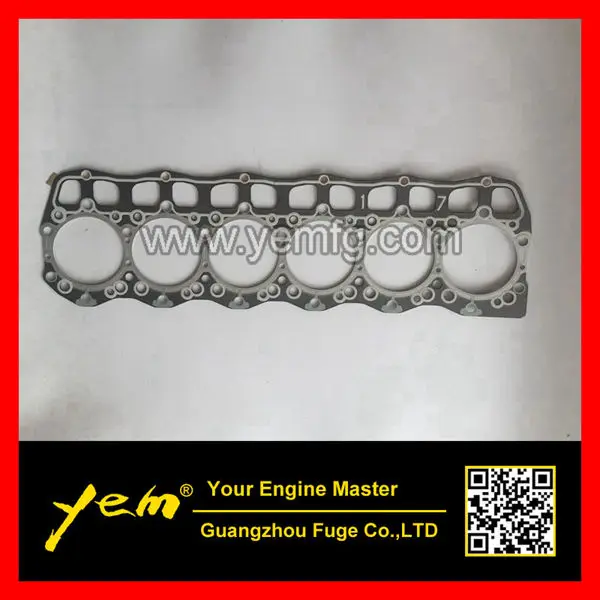 6d16t 6d16 Cylinder Head Gasket Me071286 - Buy 6d16 Cylinder Head ...
