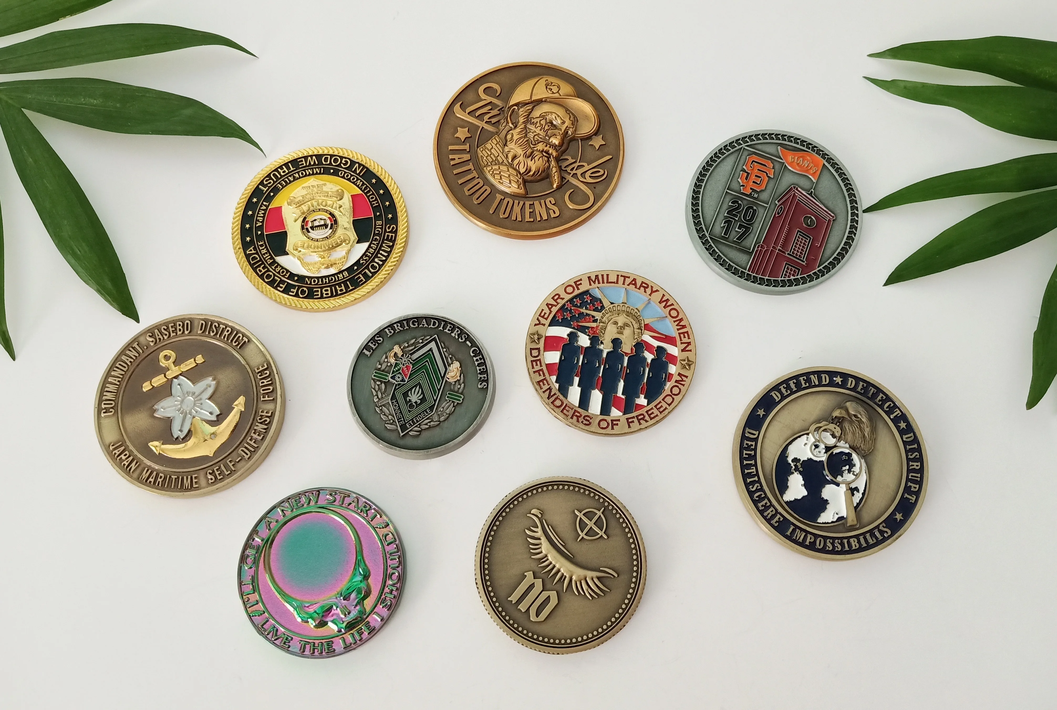 Custom Metal Stamping Gold Brass 3d Souvenir Antique Old Coin - Buy ...