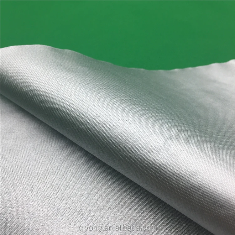 Cheap Price 100% Polyester Silver Coated Taffeta Fabric