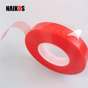 Transparent Double Sided Red Tape Acrylic Tape (red Pet Double-sided ...