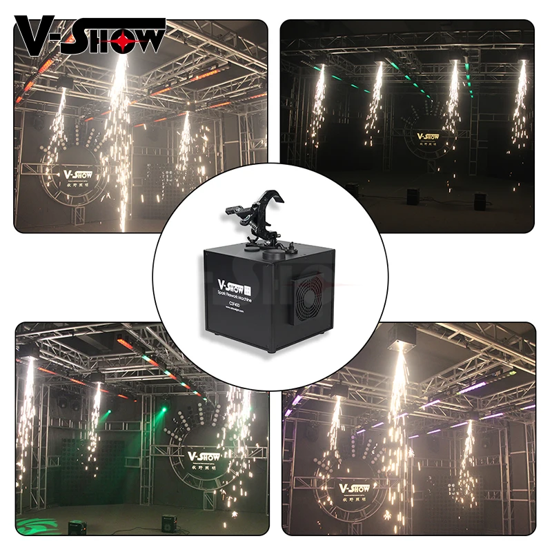 Electric Spark Machine Machine Hang Upside Down Cold Flame Fall Sparkle ...