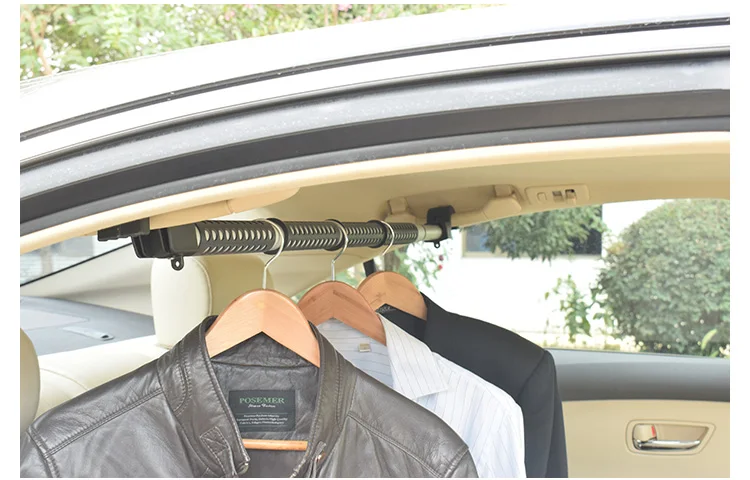 Car Clothes Rack,Car Clothes Hanger Bar,Retractable Vehicle Clothing ...