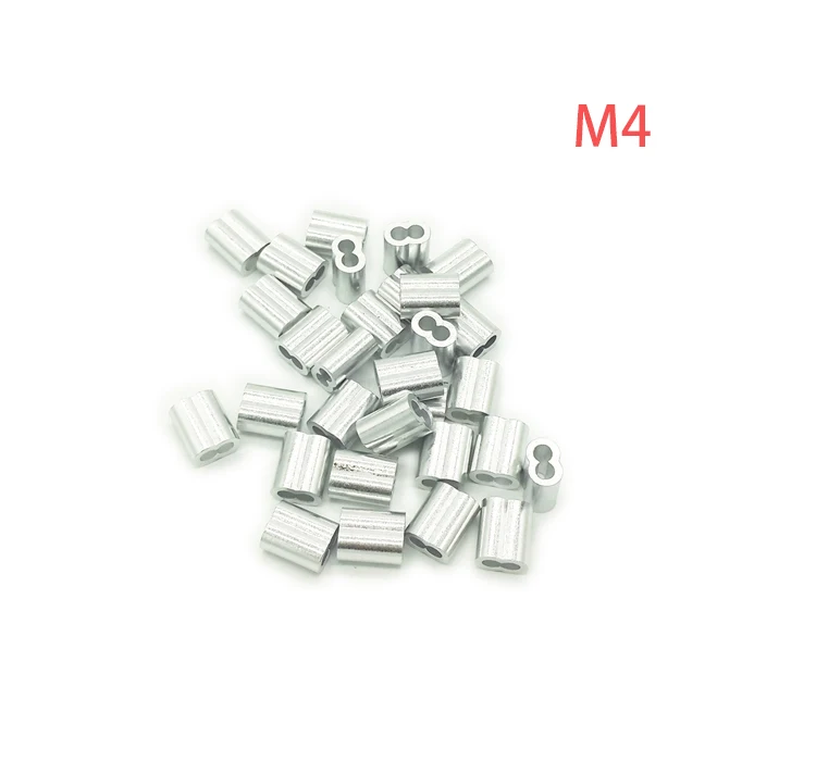 8-shaped Aluminum Ferrule M1.2-m16 Wire Rope Fittings Sleeves Wire Rope ...