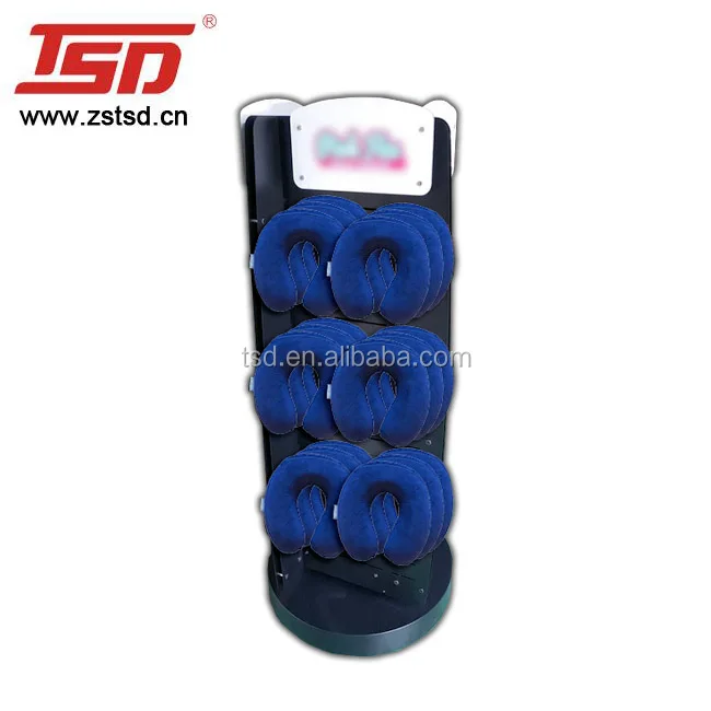 Floor Standing Metal Travel Pillow Display Rack - TSD-M255