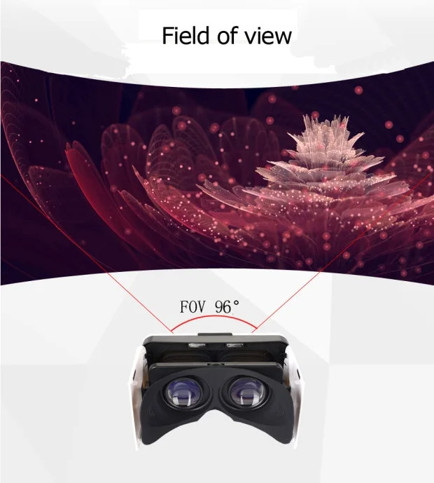 VR Shinecon Foldable Cell Phone VR Headset - Immersive Experience