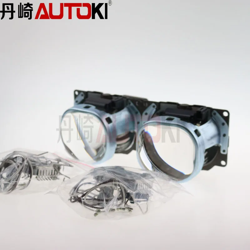 Autoki Square Hid Xenon Projector Lens Light Q5 D1 D2 D3 D4 Bi-xenon ...