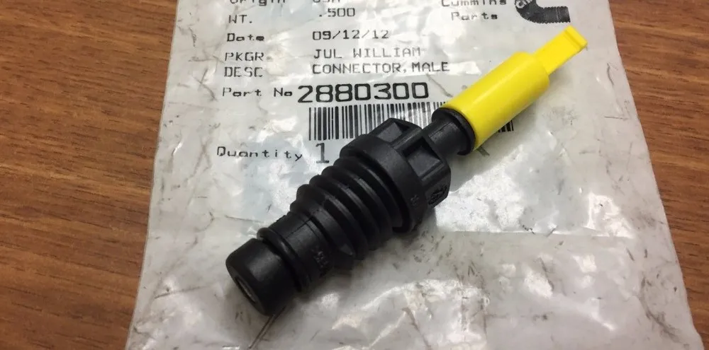 Genuine 2880300 Connector Male Cummins Isf2.8 Engine Parts - Buy ...