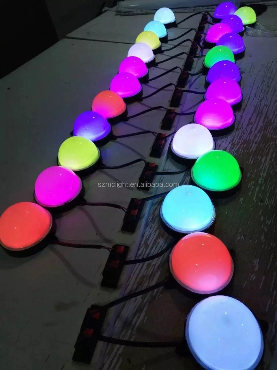 50mm 7 Pixel Rgb Led Pixel Full Color Digital Point Source Light - Buy ...