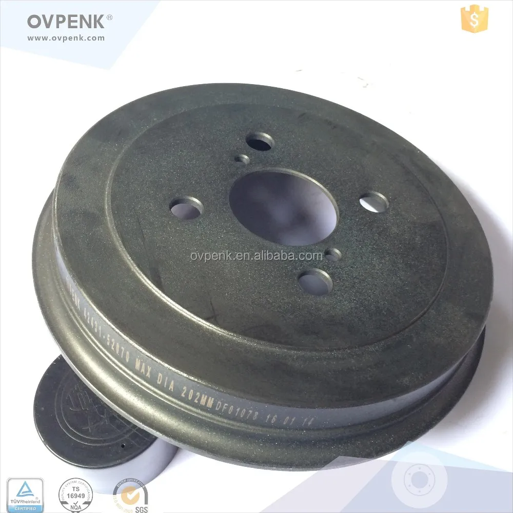 Factory Direct Sale Brake Drum Geely King Kong 42431-52070/42431-52021/ ...