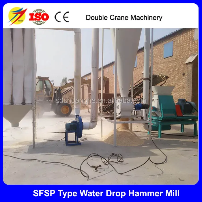 Poultry Feed Hammer Mill with Cyclone Bag Filter - 30/37kw
