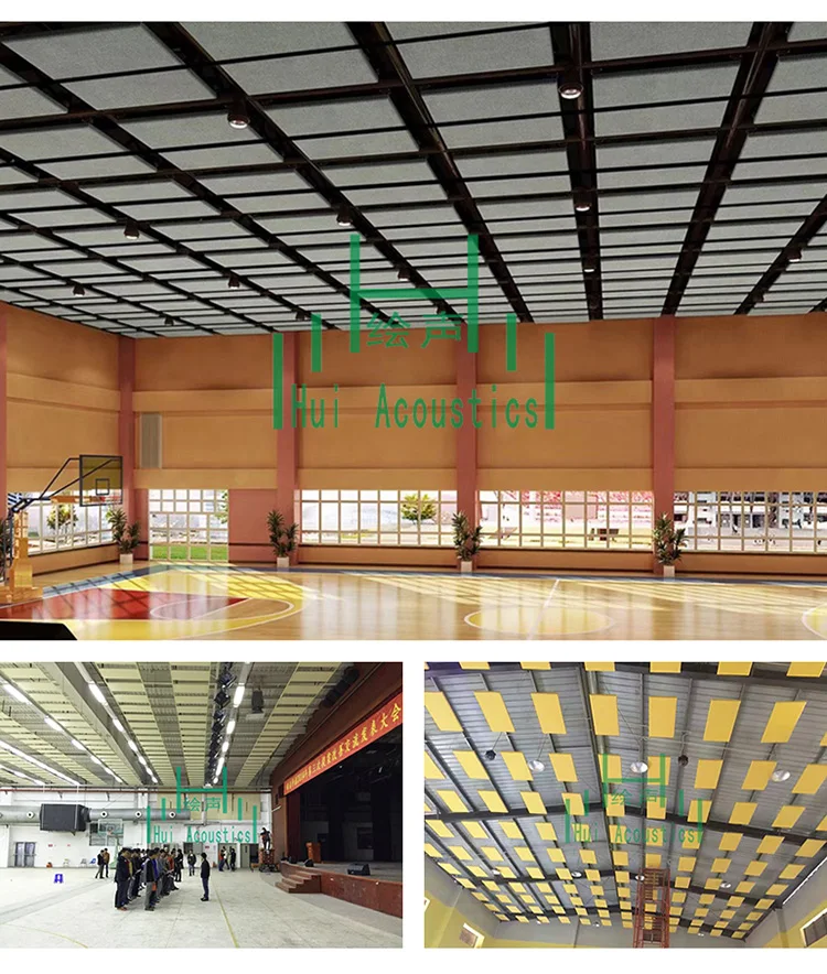 Sound Proofing Acoustic Absorber Ceilings Panel Decorative Material For ...