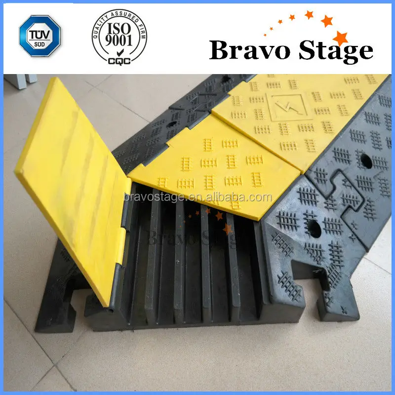 Corner Ramp 3 Channel Cable Ramp Rubber 90 Degree Corner Cable Ramp ...