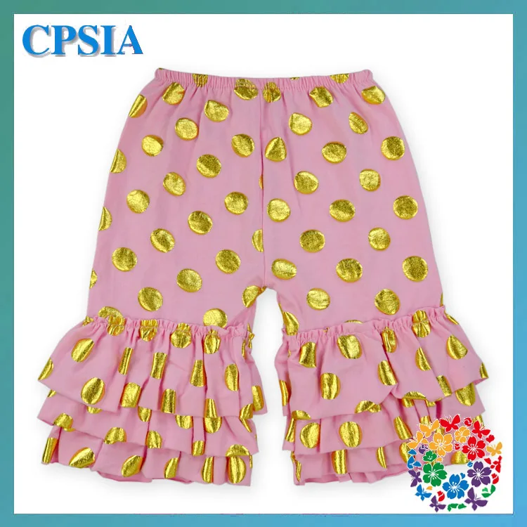 Fashion Beauty Children's Ruffle Shorts Floral Printed Kids Summer ...