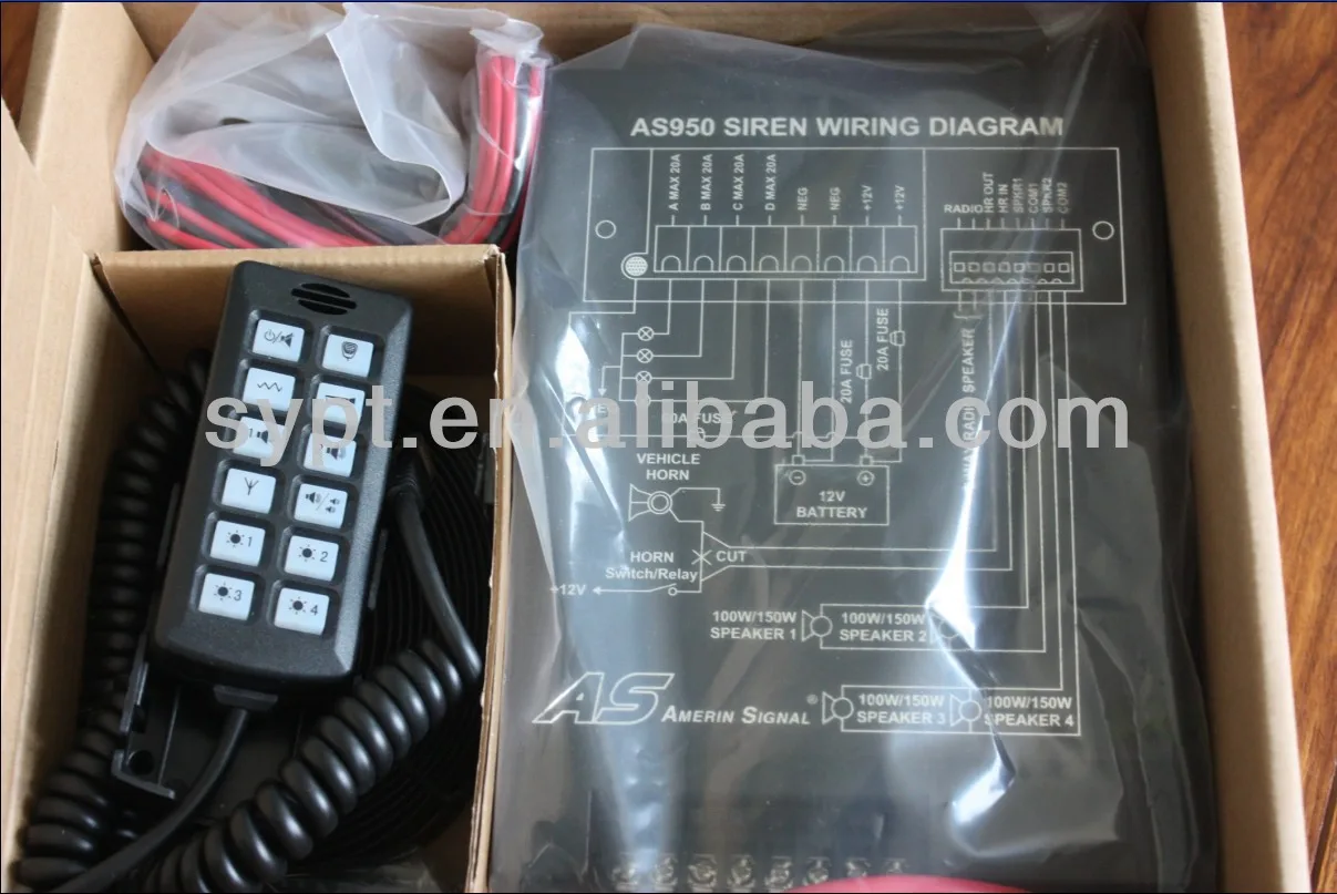 AS950 400w 200w大功率救护车警报器和灯| Alibaba.com