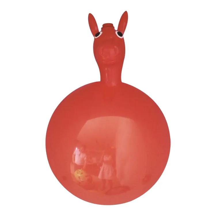 60cm Plastic Toy Rainbow Hopper Ball With Handle - Buy 60cm Plastic Toy ...