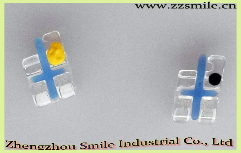 Ce Approved Luce Roth 022 Orthodontic Monocrystal Ceramic Bracket With ...