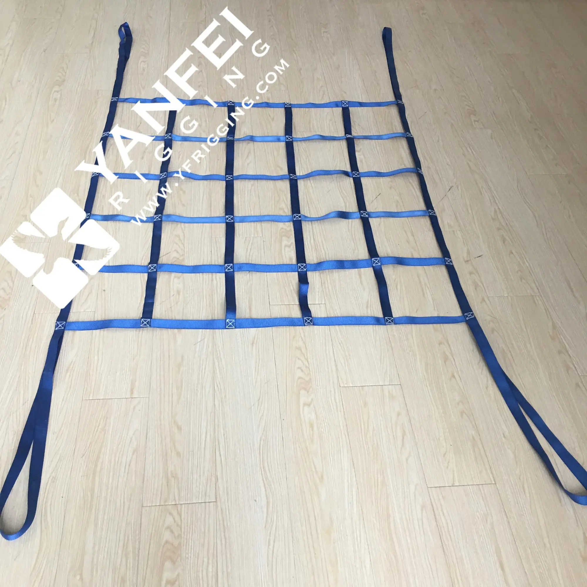 High Quality Polyester Webbing Truck Cargo Nets With D Ring - Buy ...