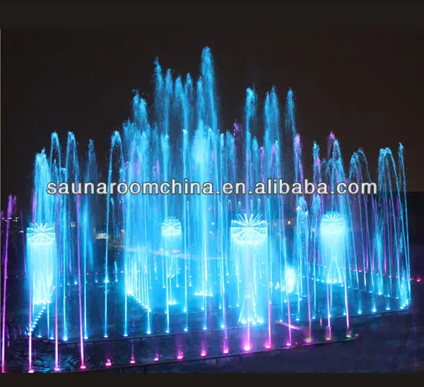 Stainless Steel Water Projection Screen & Laser Show