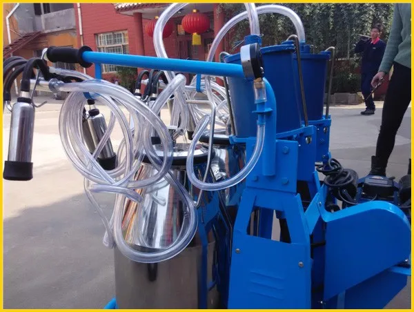 Single Cow Piston Milking Suction Trolley - Buy Single Handle Trolley ...