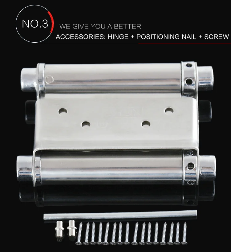 Stainless Steel Two Way Self Closing Double Action Spring Hinge For ...