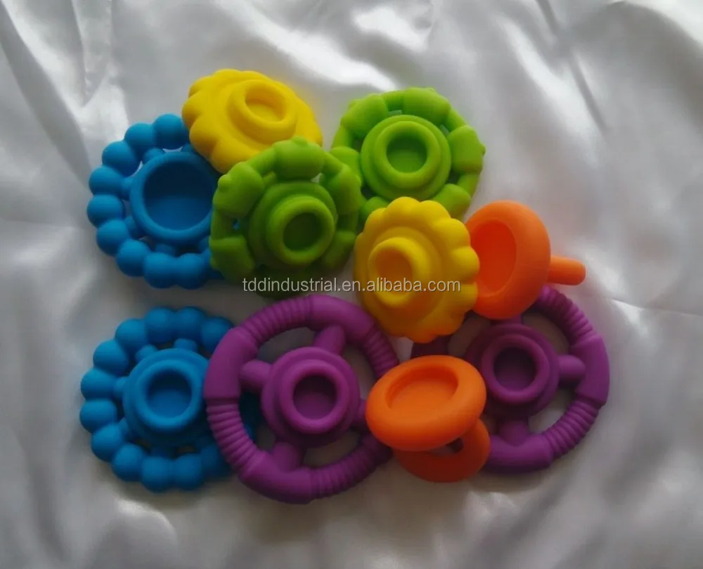Rainbow Stacker Silicone Teether & Toy - Fun,Safe,Educational,Silicone ...
