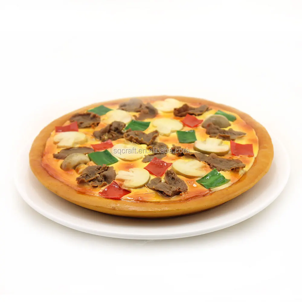 Fake Pizza Prop Artificial Faux Display Food Model Hawaii Pizza - Buy ...
