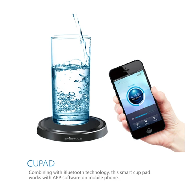 Bluetooth Smart Coaster For Drinking Bluetooth 4.0 Cloudcup Plastic ...