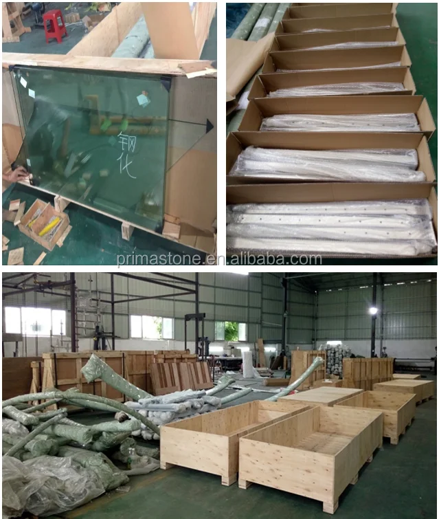 Plexiglass Railing Guard Rail on Porches - U Channel Glass Balustrade