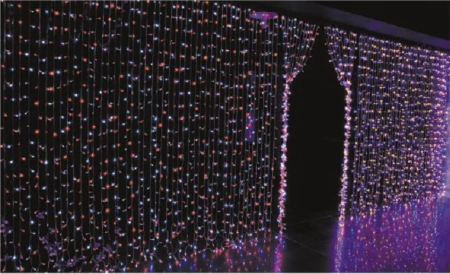 Cheap Decorative Led Curtain Light,Led Light Curtain Wall,Wedding Fairy ...