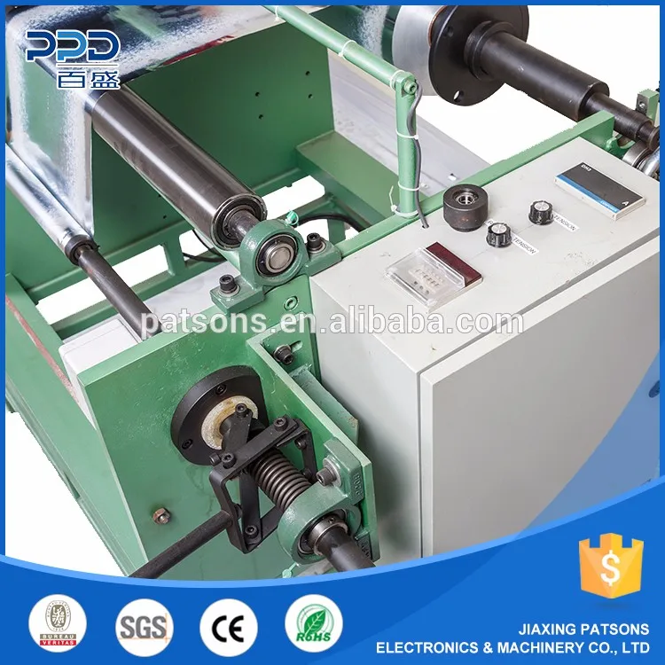 China Manufacturer Small Manual Aluminium Foil Paper Winding Machine ...