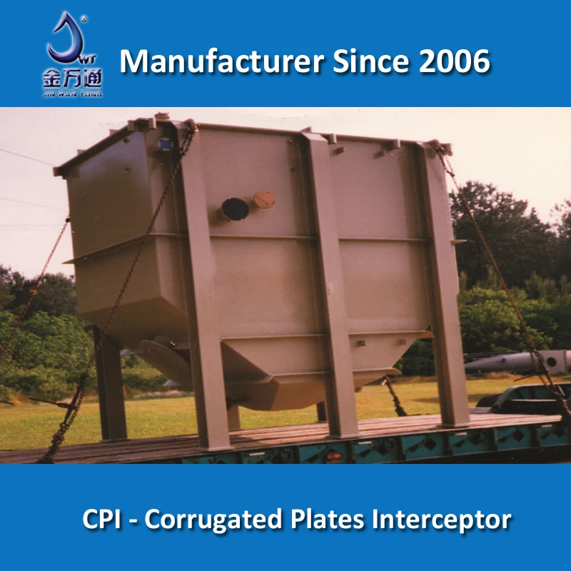 Cpi (corrugated Plates Interceptor) Oil Water Separator - Buy ...
