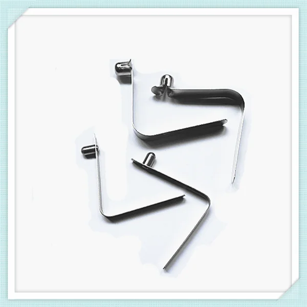 Nickle Plate Metal Spring Button Clip In Spring Steel - Buy Metal ...