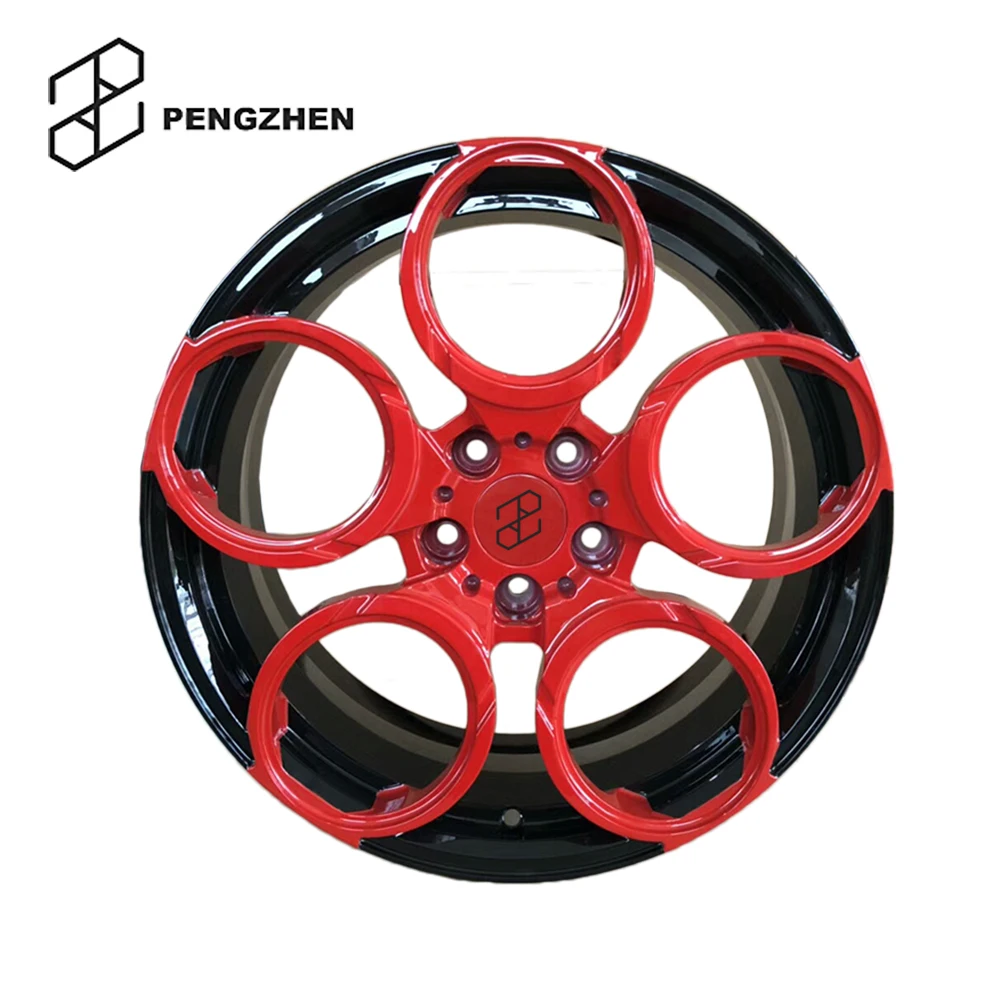 Pengzhen 18 19 20 21 22 Inch Flower-spoke 6061 Aluminum Alloy Forged ...