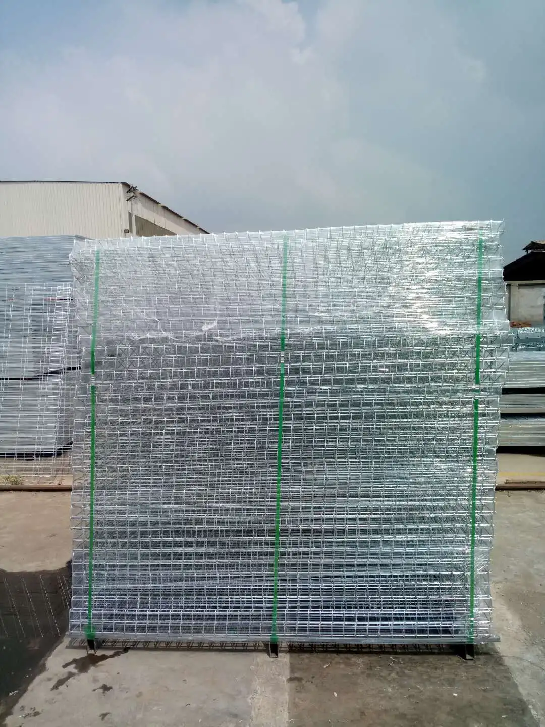 Heavy Duty Brc Wire Mesh Panel Green Color Brc Fence Supplier - Buy Brc ...