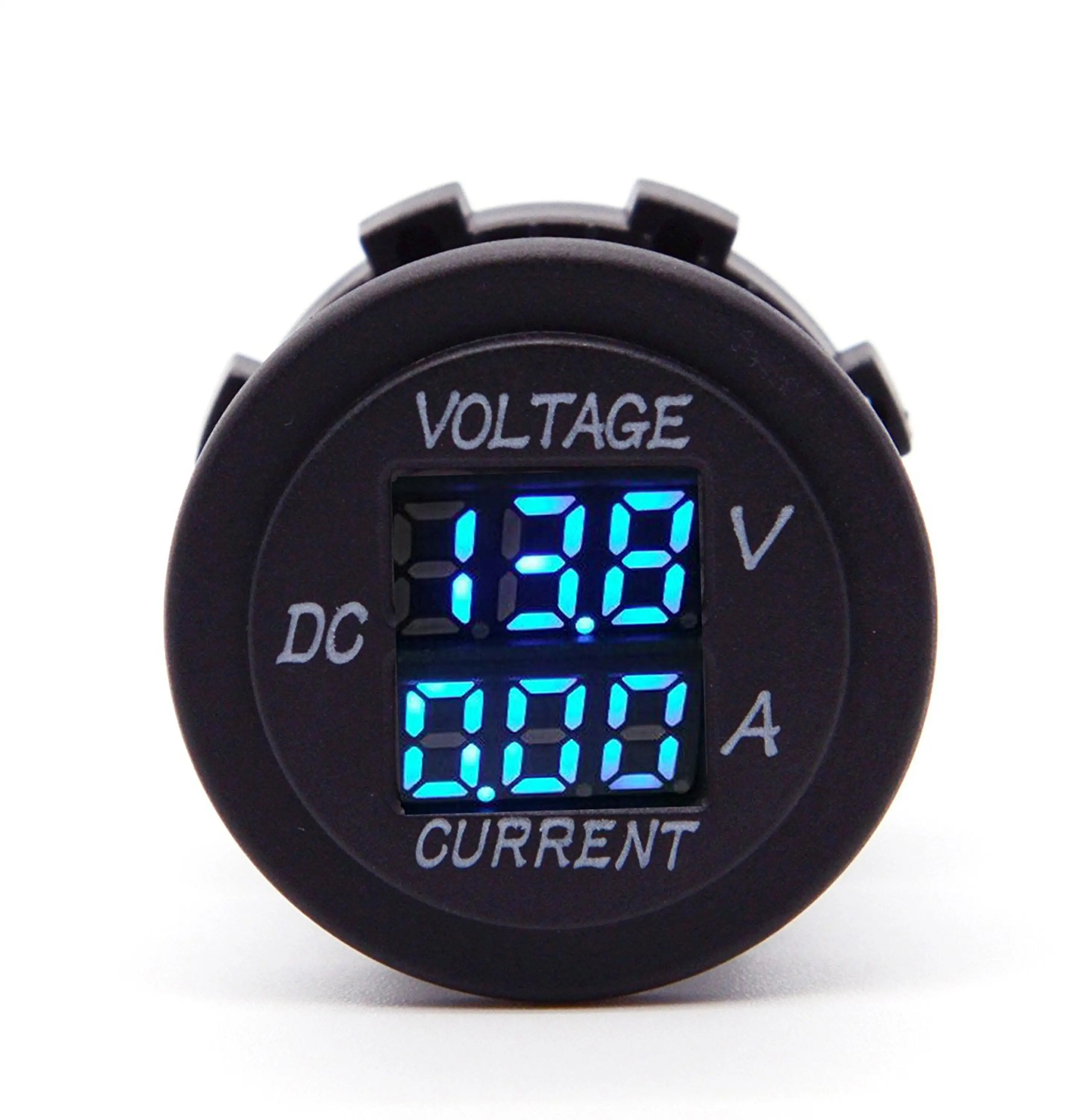 3 Pin Digital Voltmeter and Ammeter Marine Socket Mount 12v| Alibaba.com
