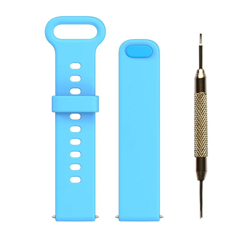 Custom Make Universal 10mm 20mm Rubber Silicone Strap For Watch Band ...