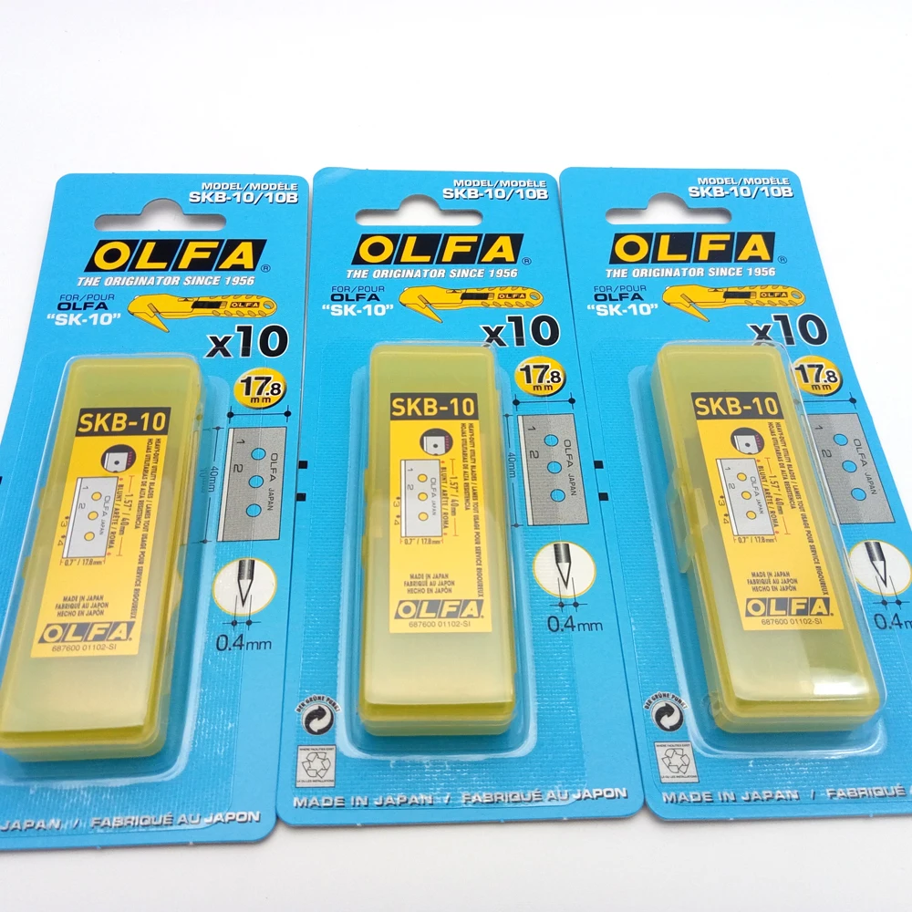 Olfa Skb-10/10b Blade For Art Cutter Knife Sk-10 40*17.8*0.4mm Blade - Buy Olfa Skb-10/10b Blade ...
