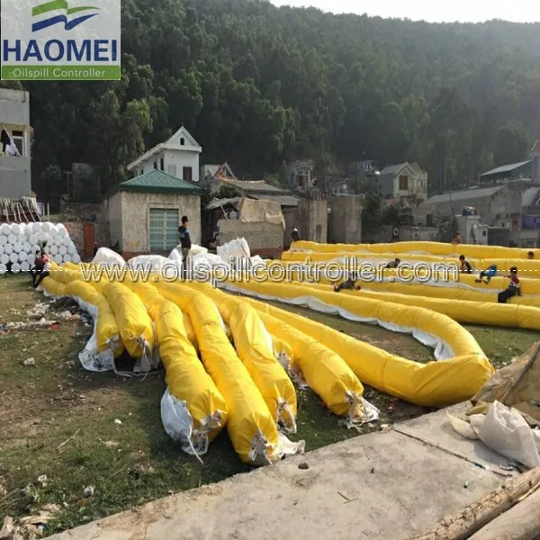 Pvc Solid Float Oil Spill Containment Boom And Silt Curtain - Buy Oil ...