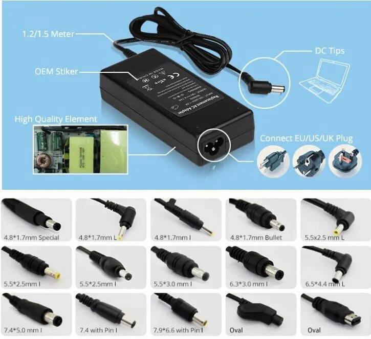 For Fujitsu Lifebook U1010 Laptop Ac Adapter Charger For Fujitsu ...