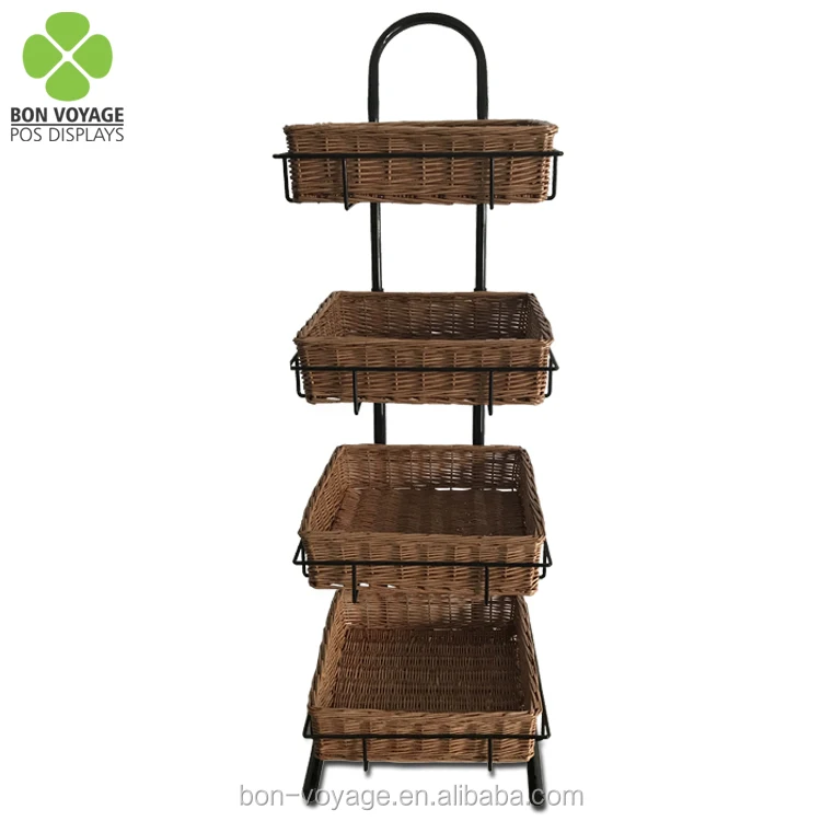 Pine Wood Display Rack For Beverages Supermarket Wooden Coconut Water ...