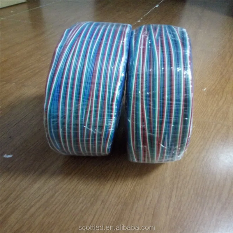 4pin Flat Rgb Cable Wire For Led Strip Light - Buy Rgb Cable Wire,Rgb ...