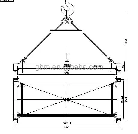 Iso Standard 20ft 40ft Shipping Container Frames For Lifting Fast ...