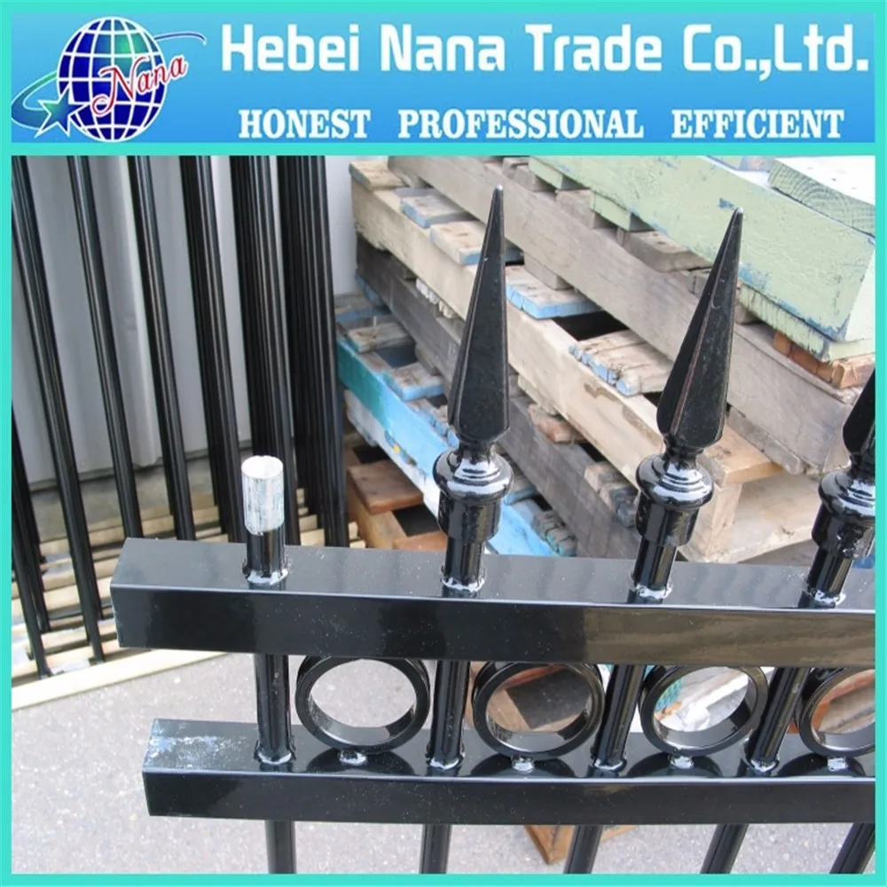 Factory Wrought Iron Sliding Gate Designs For Homes / Modern Style ...