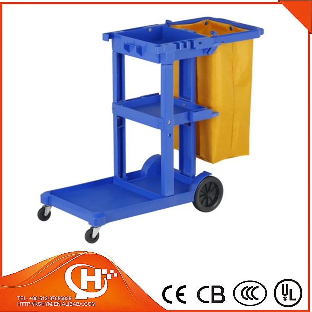Multifunctional Waste Collection Janitor Cart - Buy Janitor Cart,Waste ...