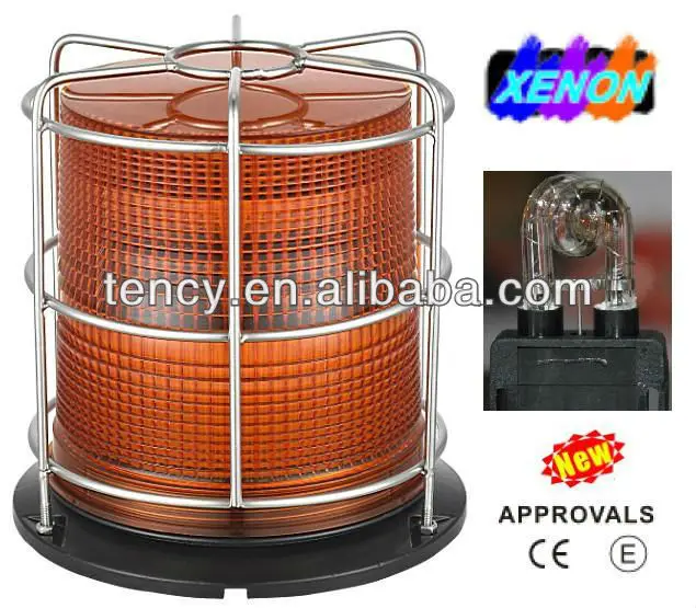 Car Strobe Warning Beacon Light With Metal Cage Protector,Forklift ...