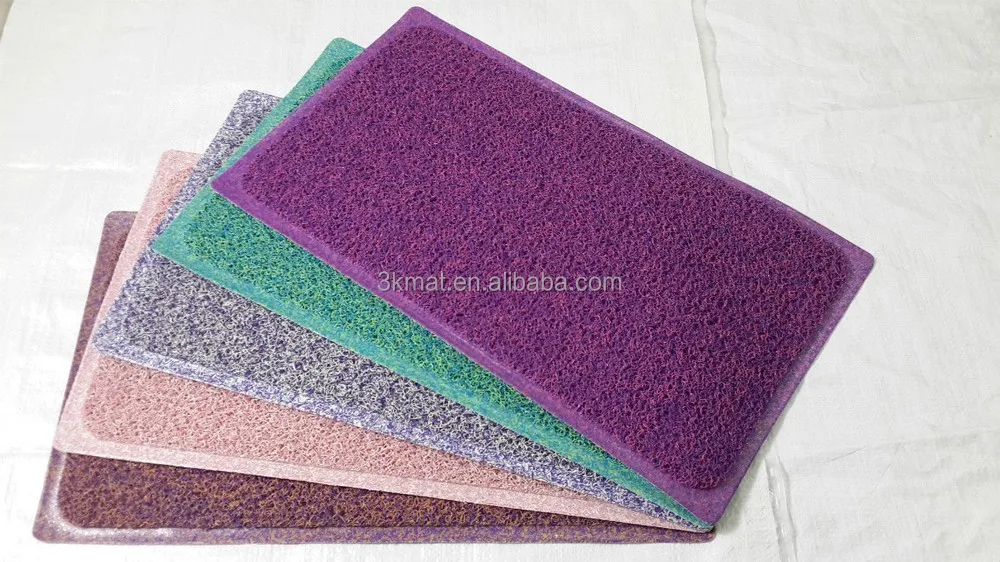 Anti-slip Pvc Coil Mat,Vinyl Loop Mat,Noodle Or Spaghetti Mats Without ...