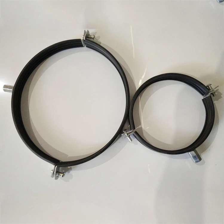 Pcwr 조절 공기 덕트 파이프 클램프 Pvc 고무 라이닝 - Buy 파이프 클램프 Pvc 라이닝 고무 나선형 클램프,파이프 ...