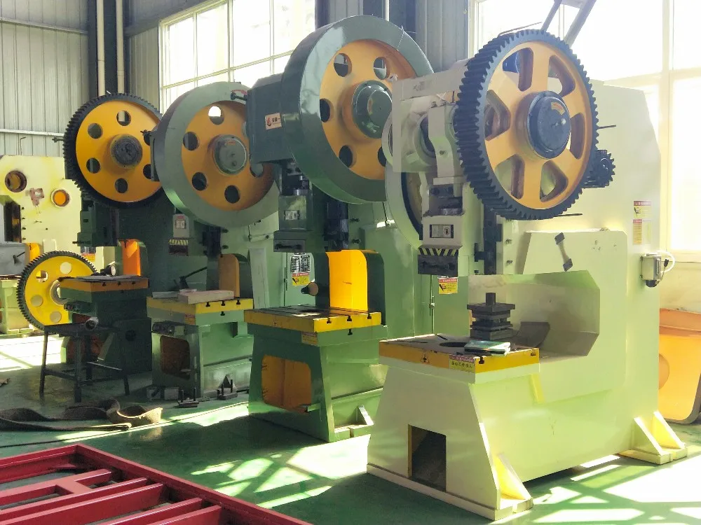 Flywheel Run J23 Series Mechanical Power Press Punching Machine For ...